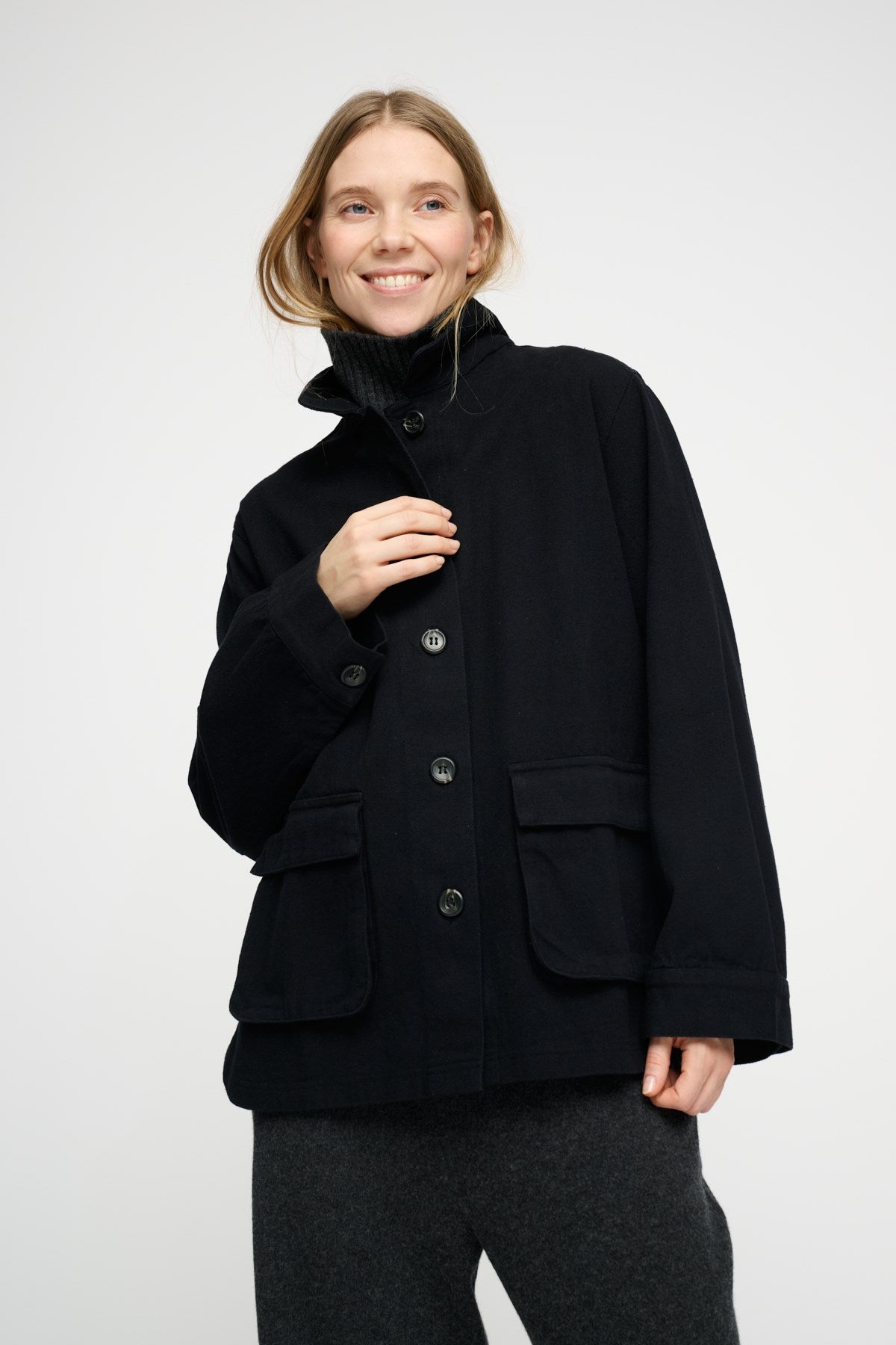 elm jacket canvas ⏐ Køb skjorter online ⏐ moshi moshi mind